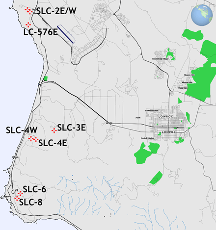 Solar System Exploration History - Launch Centers